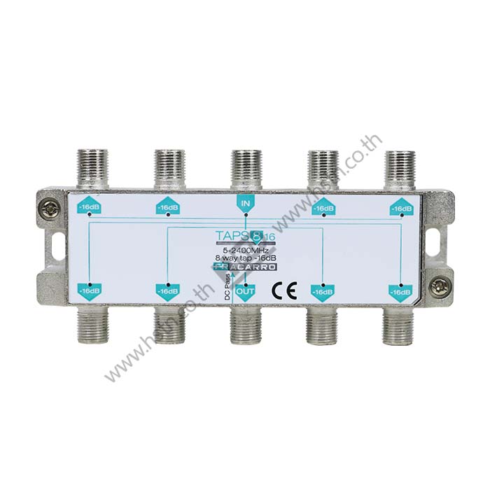 TAPS8 Tapoff 8 way tap loss xx dB 5-2400MHz - hstn